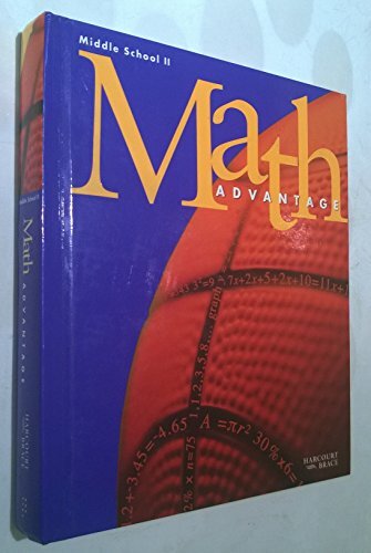 MATH ADVANTAGE, MIDDLE SCHOOL II, GRADE 7 By Harcourt Brace - Hardcover | eBay
