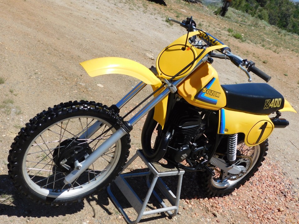 '79 SUZUKI RM 400 N Vintage MX MotoCross RM400N RESTORED Race/Show NEW ...