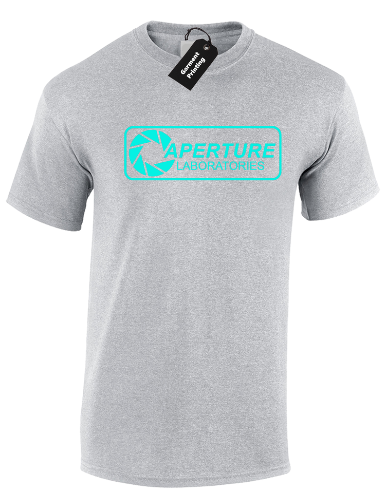 APERTURE LABORATORIES MENS T-SHIRT GAMING GAMER PORTAL FAN GIFT TOP ...