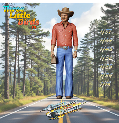 Smokey And The Bandit Burt Reynolds Bandit Custom 3D Model | Unpainted ...