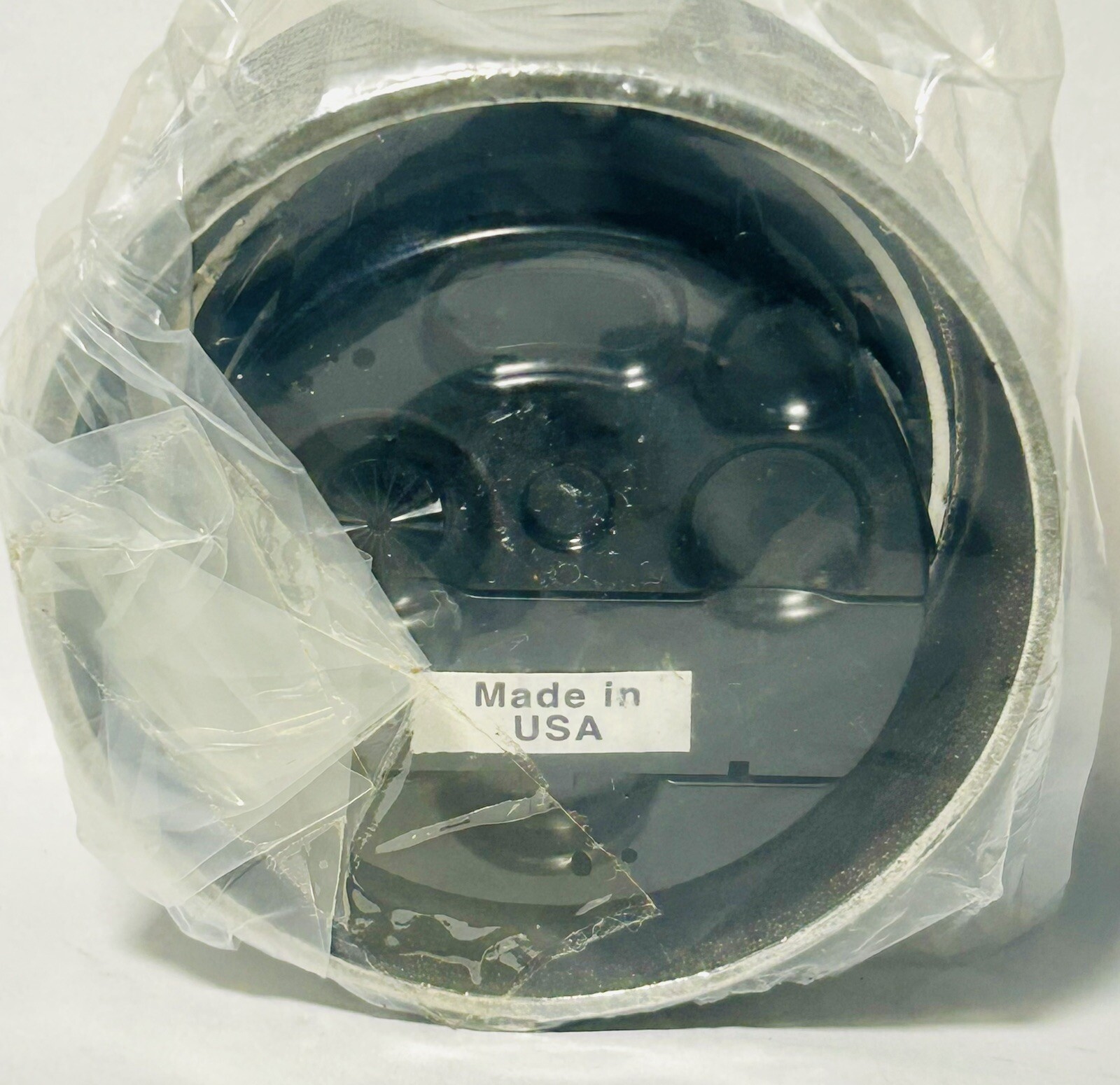 Vintage Jeweled Diamond Studded Enamel Metal Framed Footed Vanity Clock ...