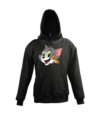 Youth Designz Kinder Hoodie Tom Jerry Pullover Lustig Süß Fun Katze ...