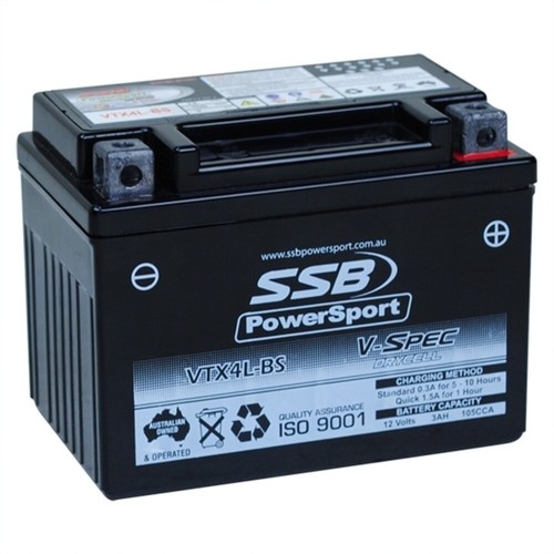 SSB VSPEC AGM Battery for Suzuki DR250S 1988-1995 | eBay Australia