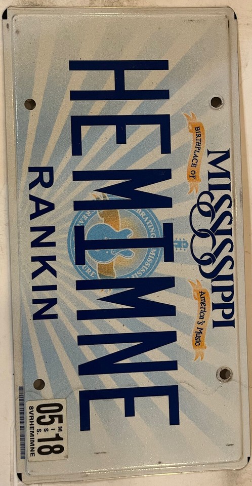 Vanity HEMI MINE license plate Dodge RAM Chrysler Jeep Engine Plymouth ...