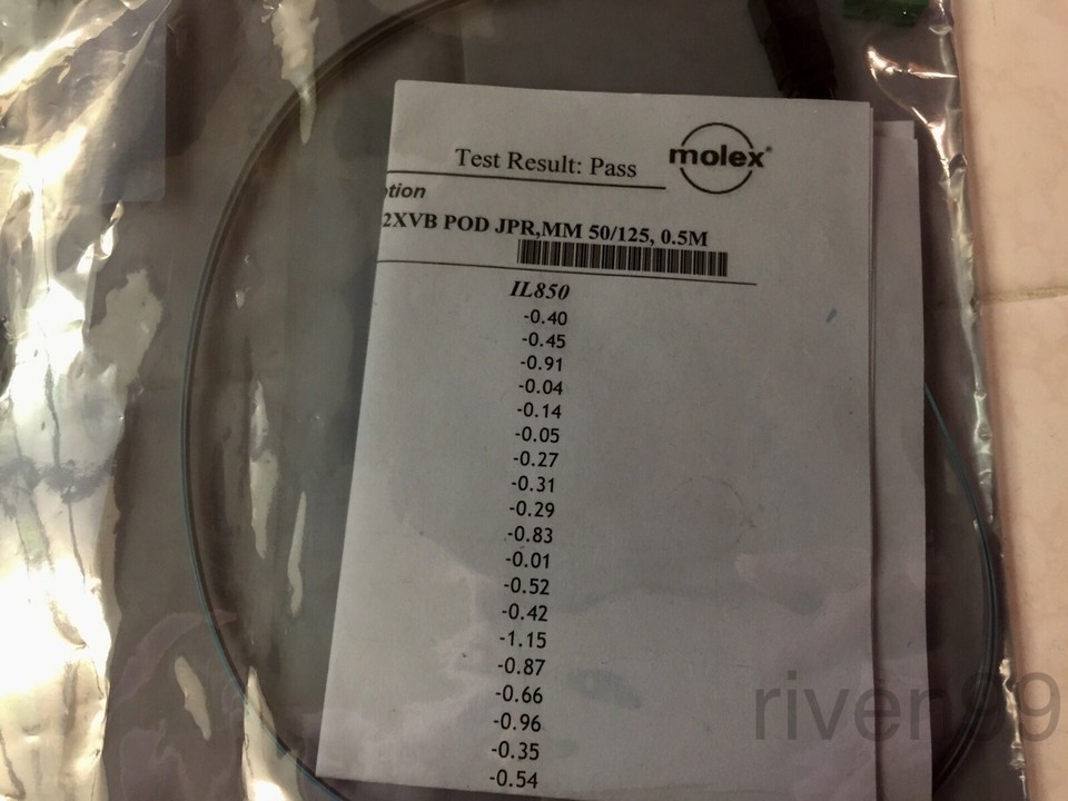 MOLEX VersaBeam POD Cable, Male MTP24, 50/125um Multimode, 24 Fiber ...