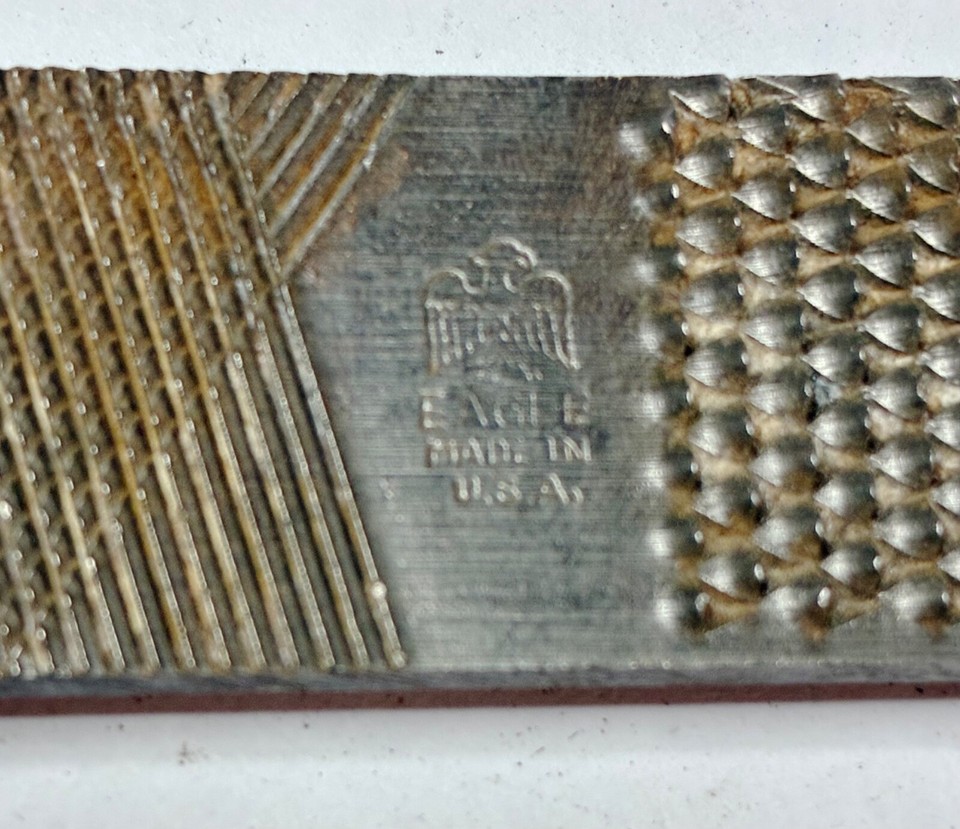 Vintage Eagle - 4 in 1 Multi Purpose 8" File Rasp 4 Way Flat & Round ...
