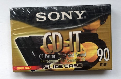 Sony CD-IT High Bias 90 min Slide Case Cassette NEW | eBay