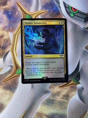 Shadow Summoning Foil Lord Of The Rings LTR MTG Magic The Gathering ...