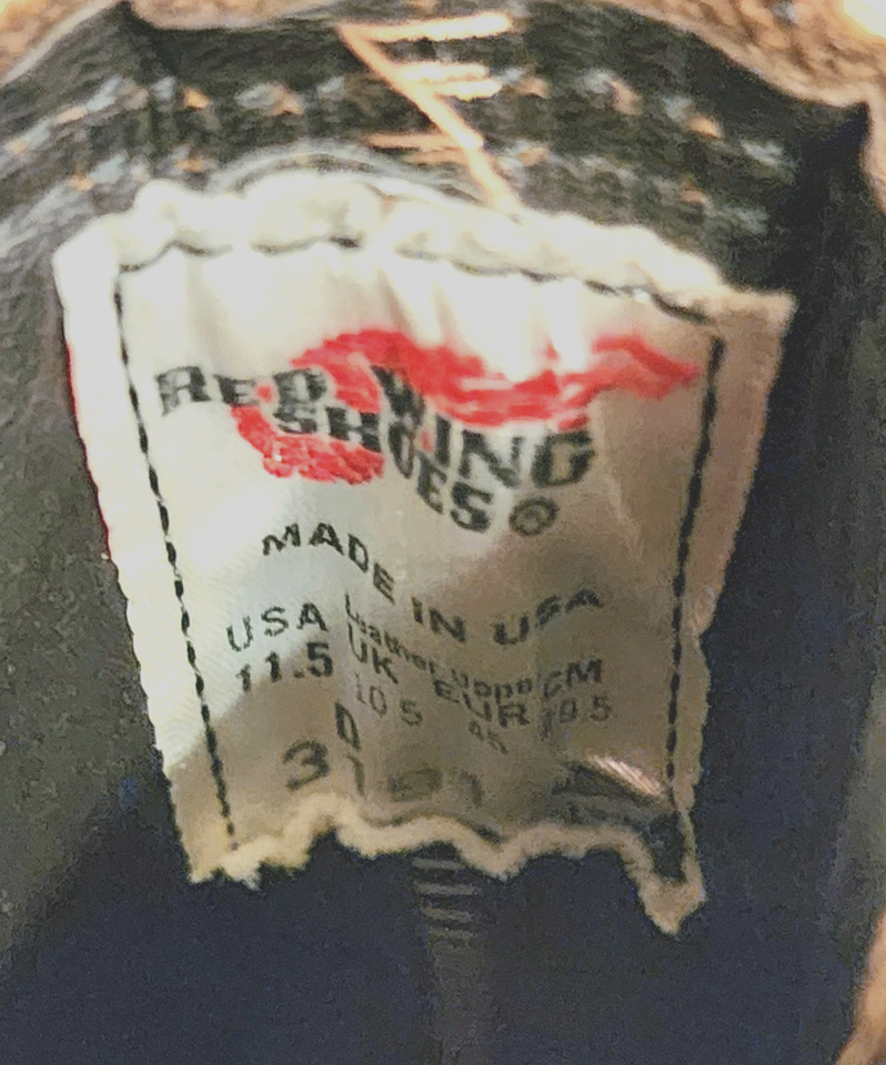 Discontinued Red Wing Heritage 3191 Ebony Chelsea Size 11.5D | eBay