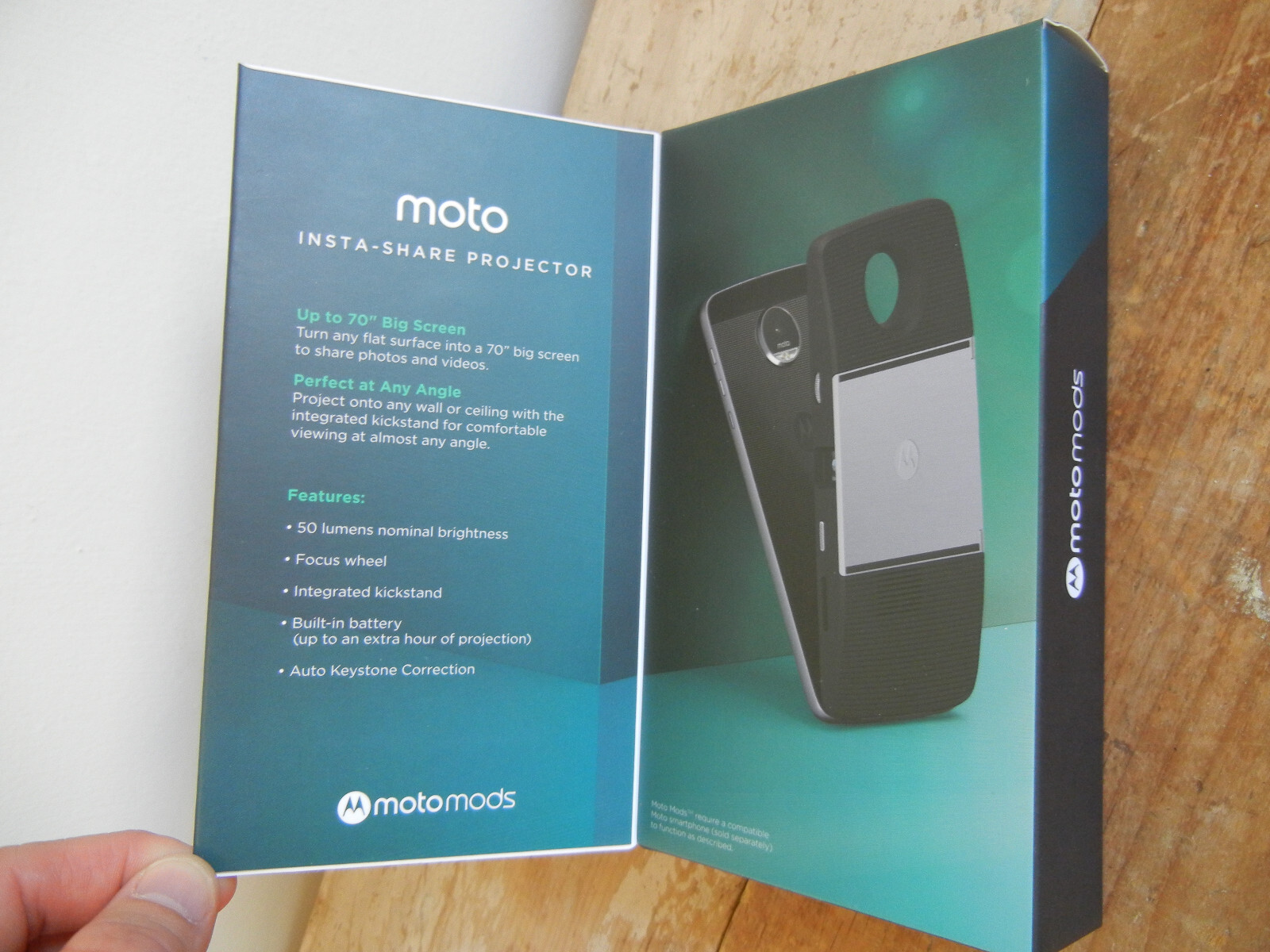 Motorola+Insta-Share+DLP+Projector+Mod+-+Black | Compra online en eBay