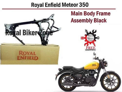 Royal Enfield "Meteor 350cc" "Black Main Body Frame Chassis" | eBay