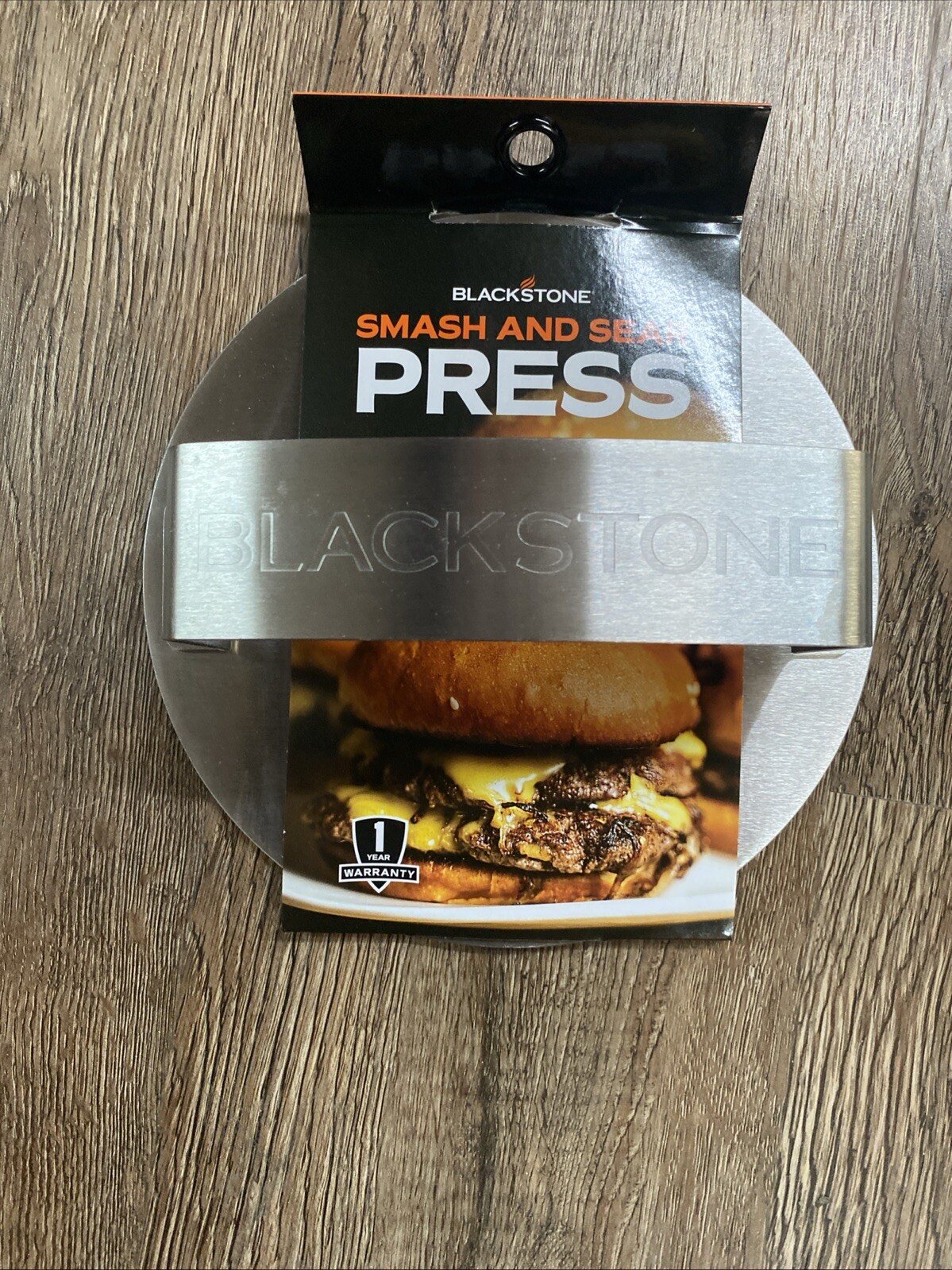 Blackstone 5349 Smash and Sear Press Burger Tool Stainless Steel Grill ...