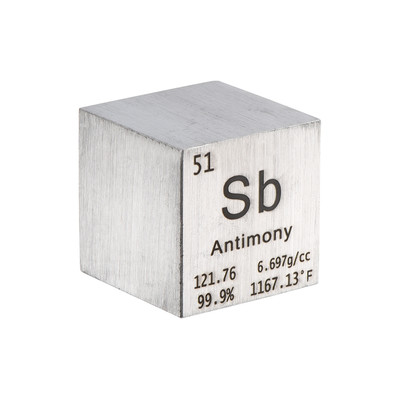 Antimony Cube Antimony Metal Element High Density Block Pure Periodic 1 ...