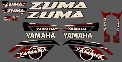Yamaha Zuma Bws 125 150 Graphic Kit 2022- 2024 | eBay