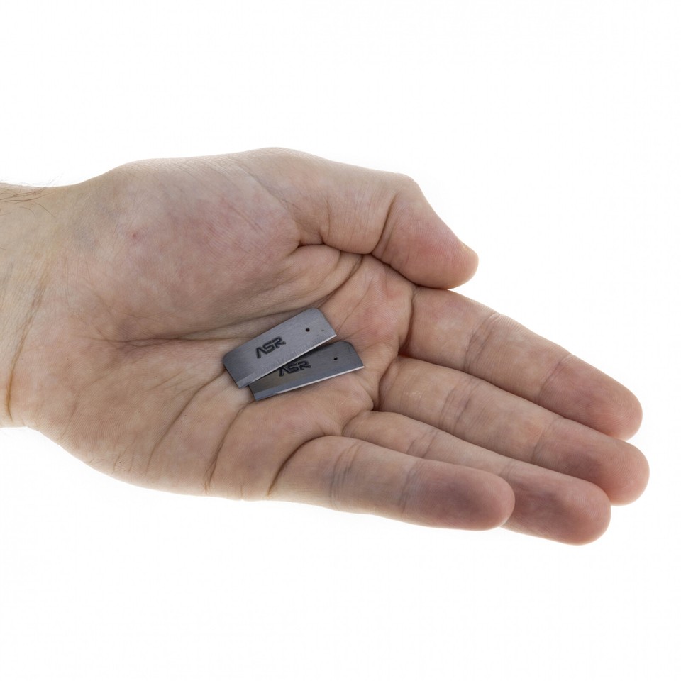 ASR Tactical 2 Pack Non-Metallic Ceramic Razor Blade Wear Resistant | eBay