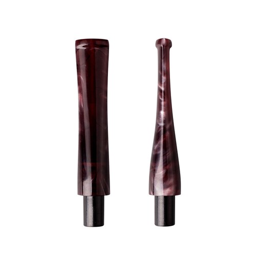 2pcs Straight Acrylic Tapered Stem Replacement For Tobacco Pipe 9mm ...