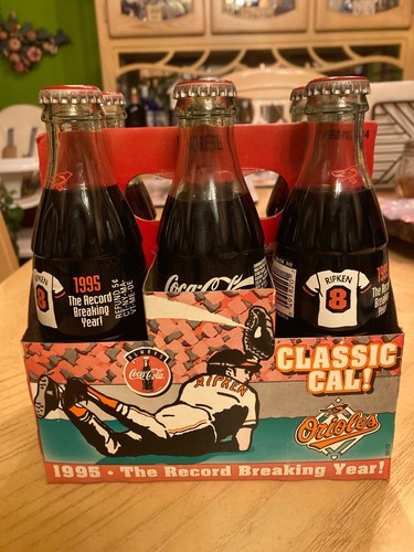 1995 CAL RIPKEN Jr. # 8, Coca-Cola Record Breaking Season 6 - 8 Oz Coke ...