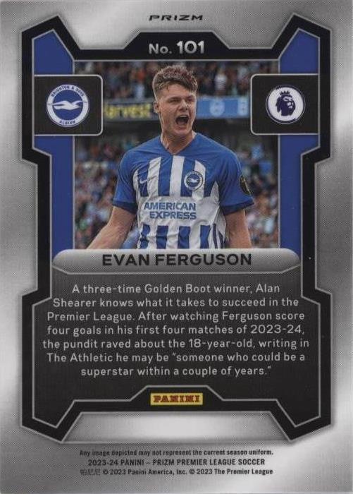 Las mejores ofertas en 2023-24 Panini Prizm Premier League Evan ...