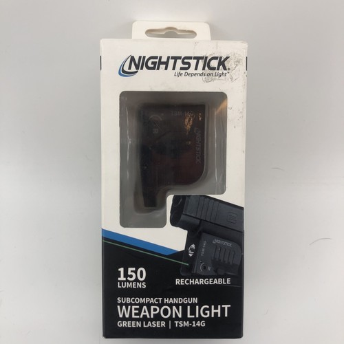 Nightstick Tactical Weapon Light w/Green Laser For Glock 43/43X/48 MOS ...