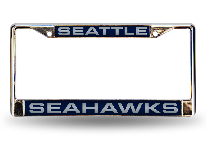 NFL Seattle Seahawks Metal License Plate Frame (LASER - Pack of 2 ...