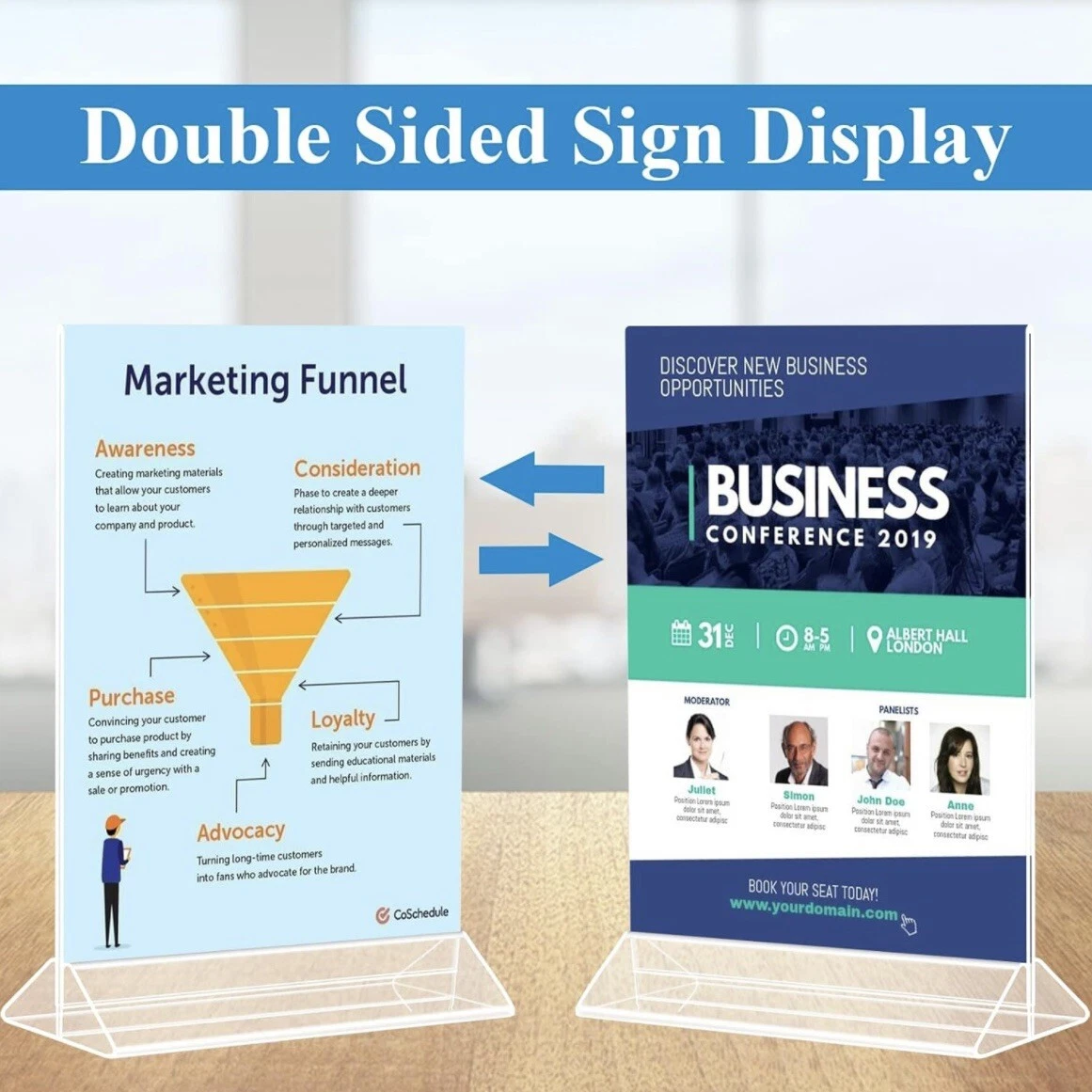 Flyer Holders Personalized