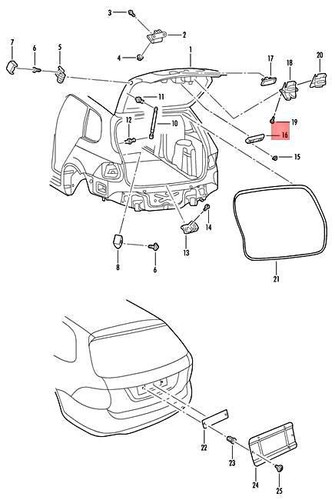 Genuine Cover VW Golf Plus Variant 4Motion Passat Santana Touareg ...