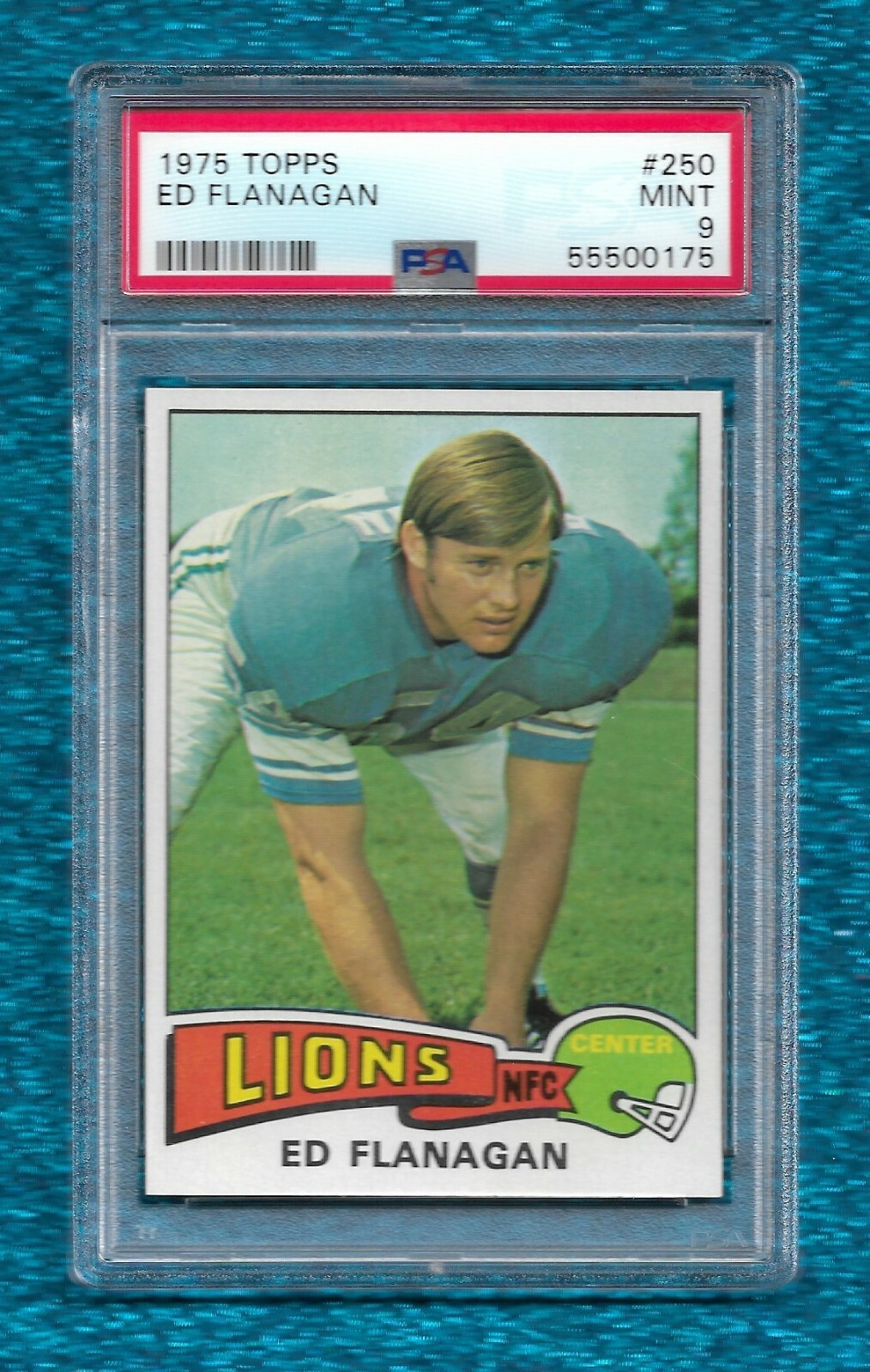 1975 TOPPS #250 ED FLANAGAN PSA 9 MINT POP 59 ONLY 11 HIGHER DETROIT ...