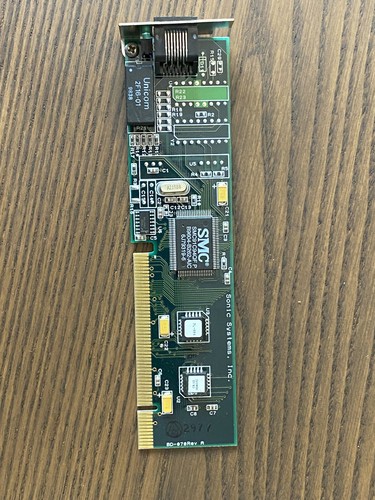 Sonic Mac COMM SLOT 1 Ethernet card RJ45 | eBay