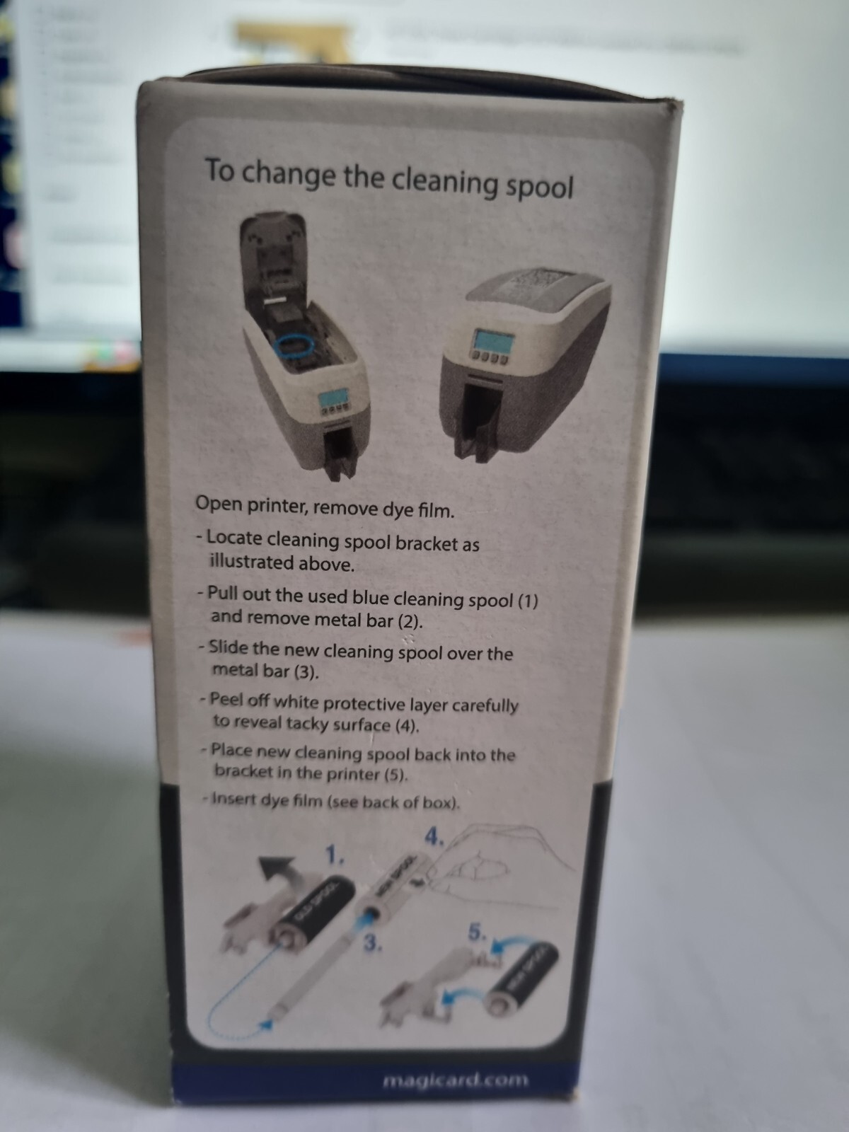 Genuine Magicard Colour Ribbon 300 Prints MB300YMCKO Magicard 600 ...