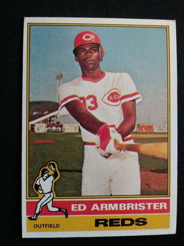1976 Topps Baseball Card # 652 Ed Armbrister - Cincinnati Reds | eBay