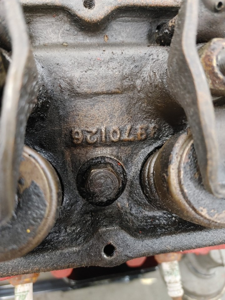 1968 307 Chevrolet CE Counter Exchange 307 Engine Suffix Code CE ...