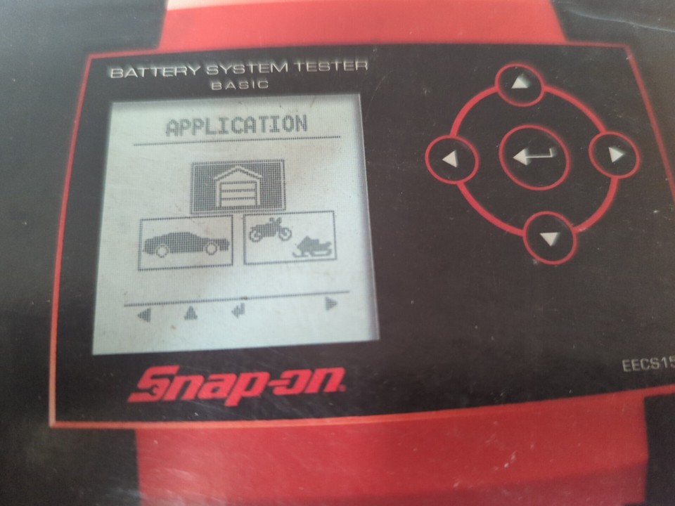 Snap On Battery Alternator Starter Tester Analyzer 12 Volt 24 Volt. En ...