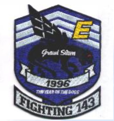 4" NAVY VF-143 1996 BATTLE E SQUADRON EMBROIDERED PATCH | eBay