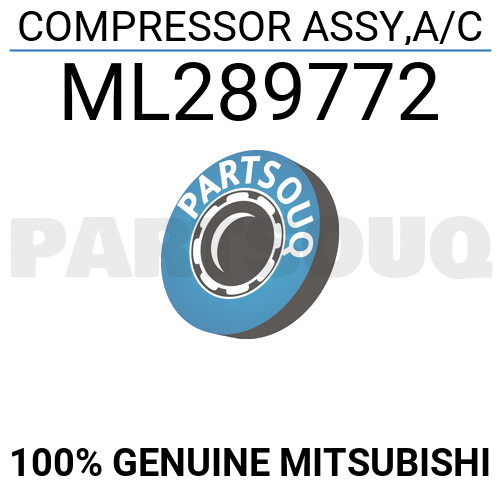 ML289772 Genuine Mitsubishi COMPRESSOR ASSY,A/C | eBay