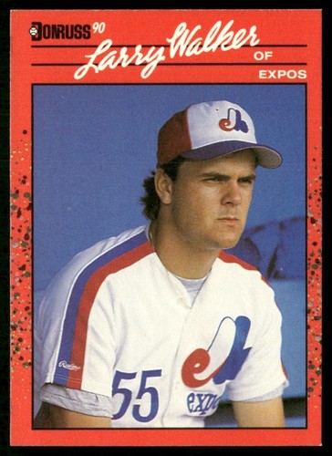 1990 Donruss Larry Walker RC Montreal Expos #578 *B* | eBay