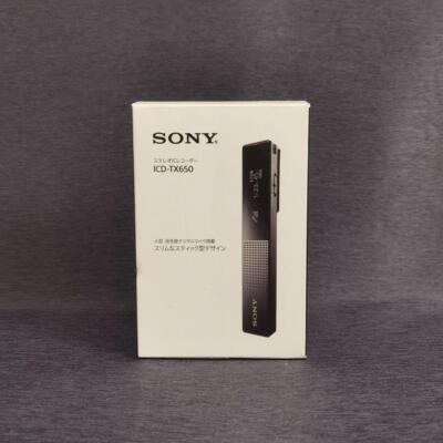 SONY Stereo IC Recorder 16GB ICD-TX650 B Black High-performance ...