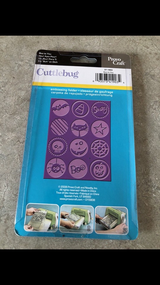 Cuttlebug Boo To You Provo Craft NIP! NEW! | eBay