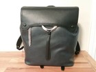 London Fog Stylish Faux Leather Backpack New $175 Navy/Black (CT012K ...