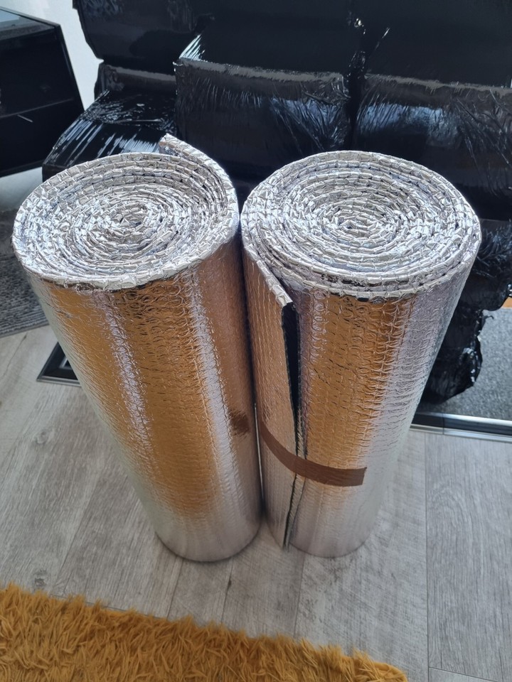 1.2m Wide Silver Multi-purpose Double Aluminium Bubble Insulation Foil ...