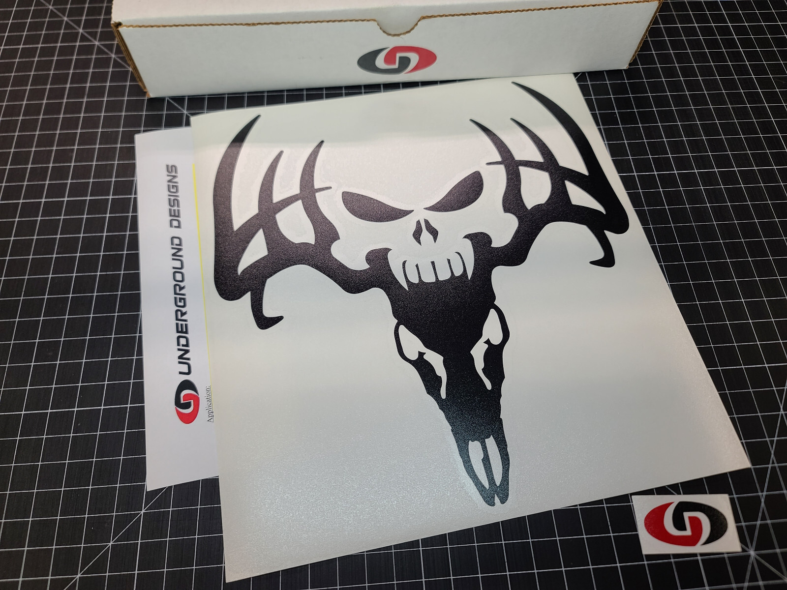 Deer Skull Stickers Predator Antler Decals Hunting Accessories Sizes ...