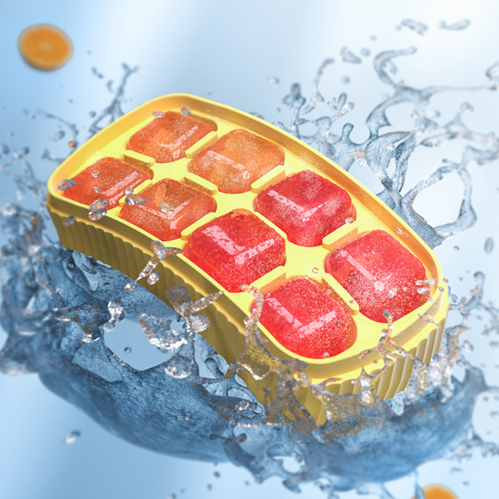 Ice Cube Maker Reusable Non-slip Multi-purpose Ice Tray Mold Pp | eBay