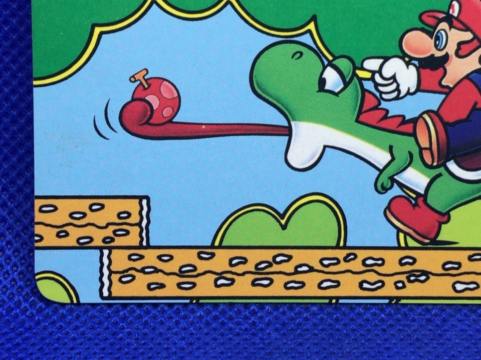 Yoshi Mario Super Mario World Mario bros Card Topsun Nintendo Japan F/S ...