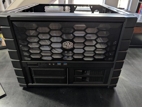 Cooler Master HAF XB EVO ATX PC Case - High Air Flow/LAN Box/Test Bench ...