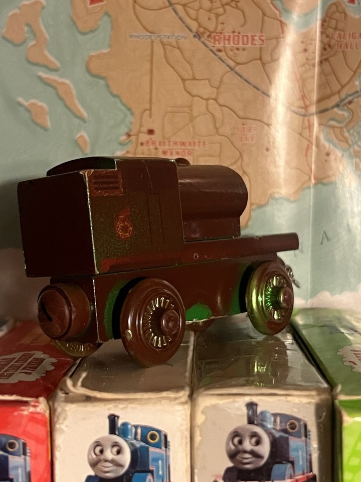 CUSTOM Thomas Wooden Railway RWS LBSC Brown E2 Thomas the Tank Engine ...