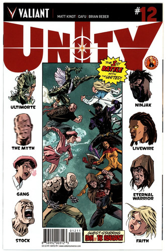 Unity (2013) #12 VF/NM 9.0 Cafu Cover Valiant | eBay