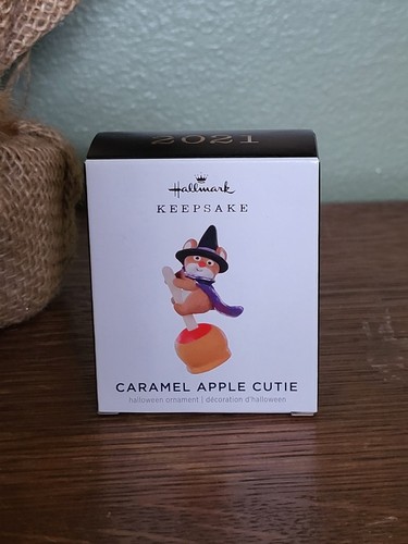 2021 Hallmark Miniature Ornaments "CARAMEL APPLE CUTIE" HALLOWEEN | eBay