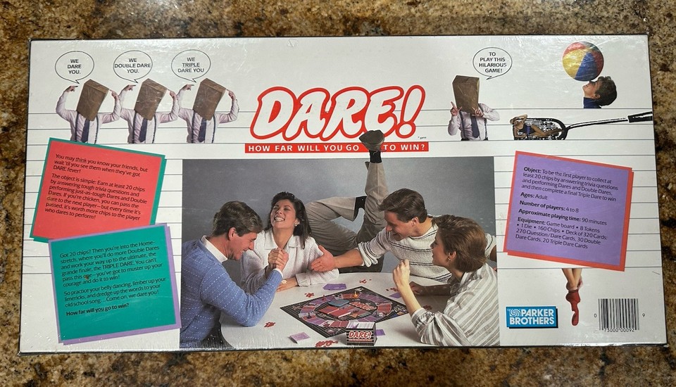 Vintage Dare Board Game by Parker Brothers - Sealed New 0092 | eBay
