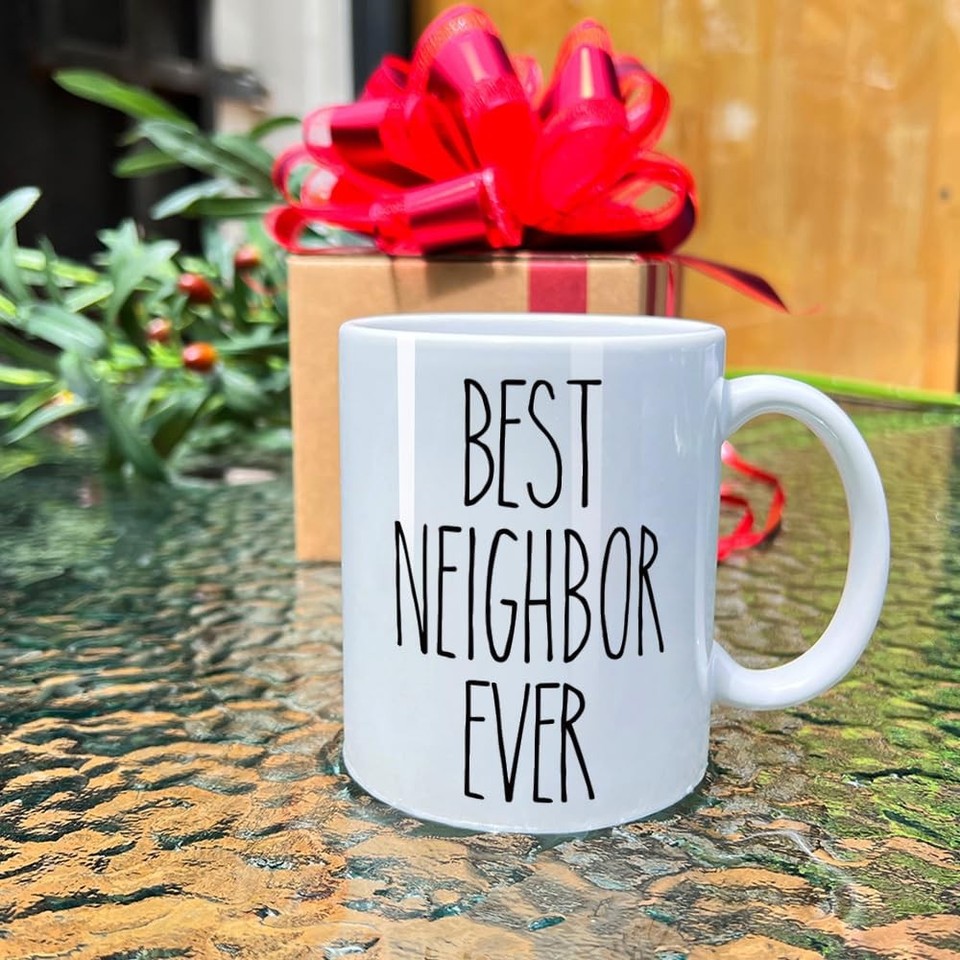 Best Neighbor Ever Farewell Mug Gift for Neighbors, New Home ...