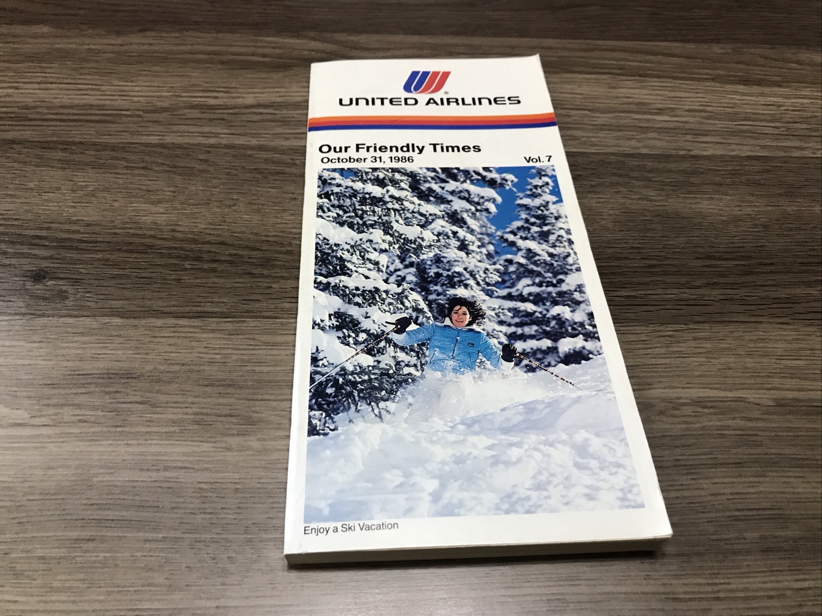 United Airlines Flight Schedule Oct 31, 1986 | eBay