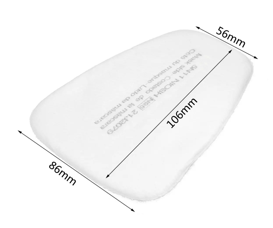 10/20/50Pcs 5N11 Cotton Filter Replacement For 6200 6800 7502 ...